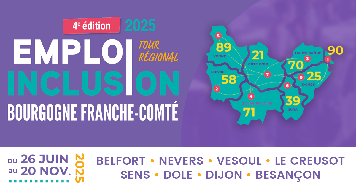Tour Régional Emploi Inclusion : 4e édition - Info Jeunes BFC ...